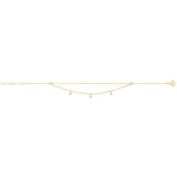 Solid Yellow Gold Double Chain Bracelet – Anna Lou of London